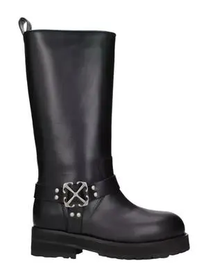 Off-White Off-track Buckle-detail High Boots - Black