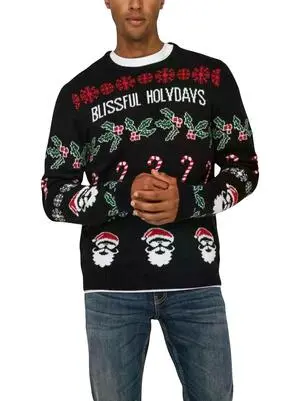 ONLY&SONS|MAN Christmas Sweater - Black