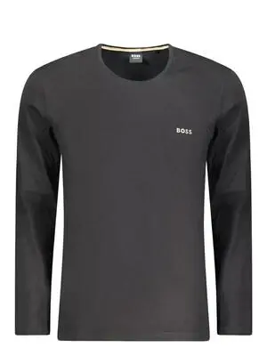 BOSS Long-sleeve Cotton T-shirt Grey