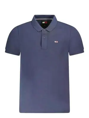 Tommy Hilfiger Logo-patch Polo Shirt - Blue