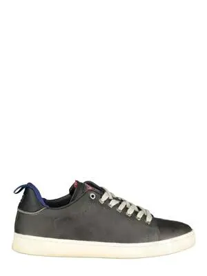 NORWAY 1963 Logo-patch Lace-up Sneakers - Black