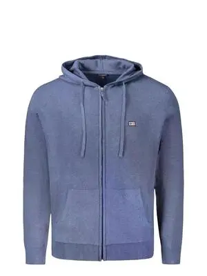 NORWAY 1963 Logo-detail Zip-up Hoodie - Blue