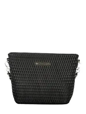 MARIO VALENTINO Logo-detail Quilted Tote Bag - Black