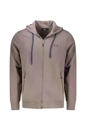 NORWAY 1963 Zip-up Cotton Hoodie - Brown