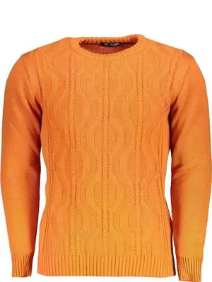 U.S. Grand Cable-knit Sweater - Orange