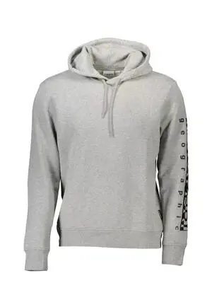 NAPAPIJRI Graphic-Print Hoodie Grey