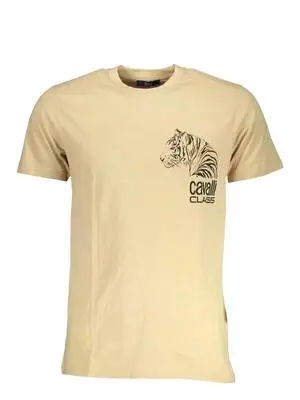 Roberto Cavalli Tiger-head Graphic-print T-shirt Neutrals
