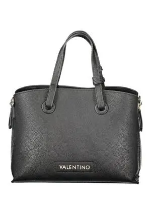 MARIO VALENTINO Logo-lettering Tote Bag - Black