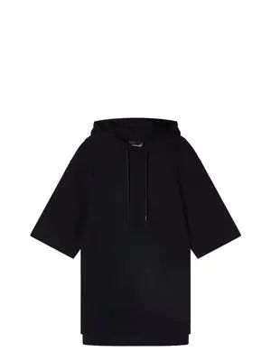 Emporio Armani Short-sleeve Hoodie - Black