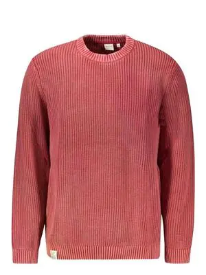 Pepe Jeans Ribbed-knit Cotton Sweater - Red