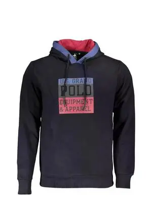 U.S. Grand Logo-print Hoodie - Blue