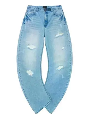 RtA Xander Barrel-leg Jeans - Blue