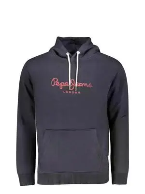 Pepe Jeans Logo-Print Hoodie Blue
