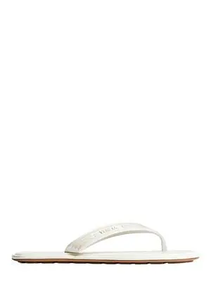 Bottega Veneta Sampieri Thong Sandals Ivory
