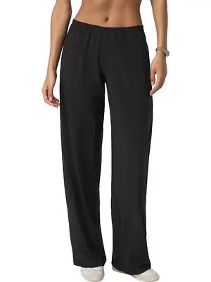 Vuori Wide-leg Trousers - Black