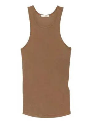 ENTIRE STUDIOS Crew-neck Tank Top - Brown