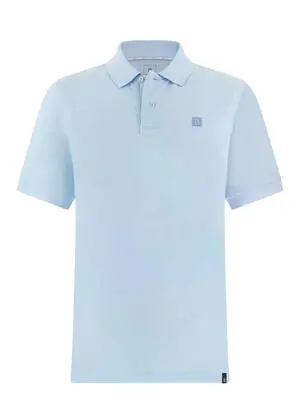 Boggi Milano Logo-detail Polo Shirt - Blue