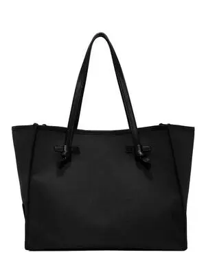 GIANNI CHIARINI Marcella Knot-Detail Tote Bag Black