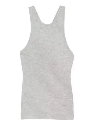 Nanushka Raisie Ribbed-knit Tank Top - Grey