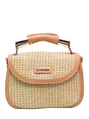 CAFÈNOIR Raffia-effect Tote Bag - Neutrals