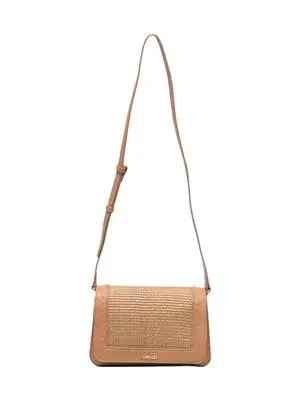 CAFÈNOIR Raffia-effect Shoulder Bag - Brown