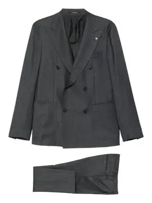 Tagliatore Double-breasted Blazer - Grey