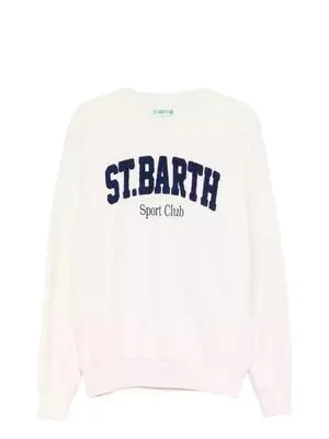 MC2 SAINT BARTH Logo-print Sweatshirt - Neutrals
