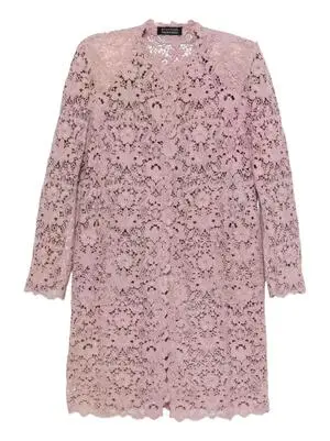 GIANLUCA CAPANNOLO Charlotte Floral-lace Coat - Pink