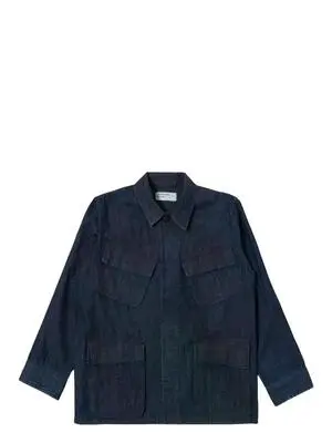 Universal Works Flap-pocket Overshirt - Blue