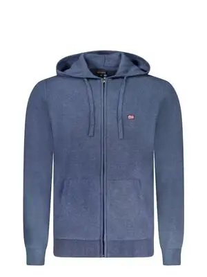 NORWAY 1963 Logo-patch Zip-front Hoodie - Blue