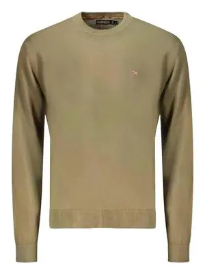 NAPAPIJRI Logo-Patch Sweater Green