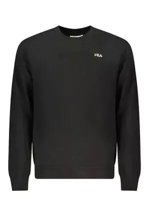 FILA Leverano Logo-embroidered Pullover - Black