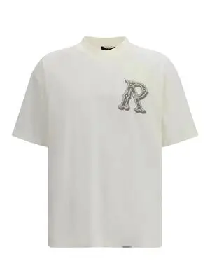 REPRESENT Logo-patch Cotton T-shirt - Neutrals
