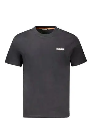 NAPAPIJRI Logo-patch Cotton T-shirt - Black
