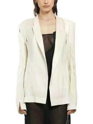 YEHUAFAN Open-front Blazer - Neutrals