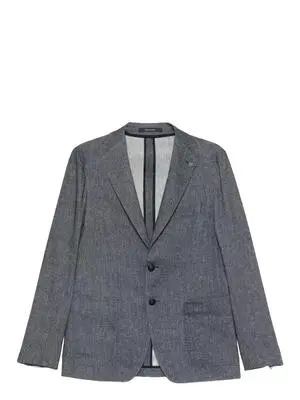 Tagliatore Single-breasted Blazer - Blue