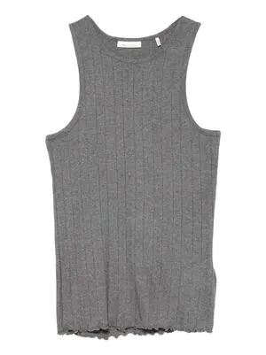 SKALL STUDIO Edie Ribbed Knit Tank Top - Grey