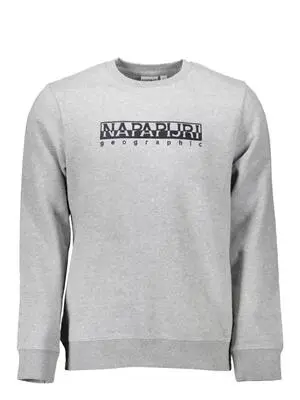 NAPAPIJRI Logo-print Crew-neck Sweater - Grey