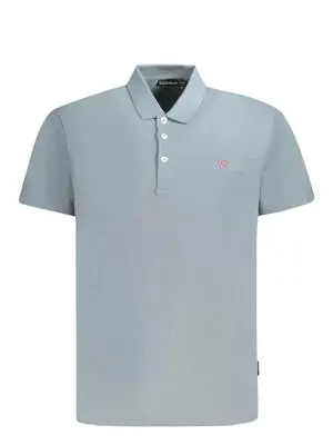 NAPAPIJRI Logo-patch Cotton Polo Shirt - Grey
