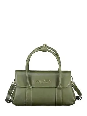 MARIO VALENTINO Logo-lettering Foldover Tote Bag - Green