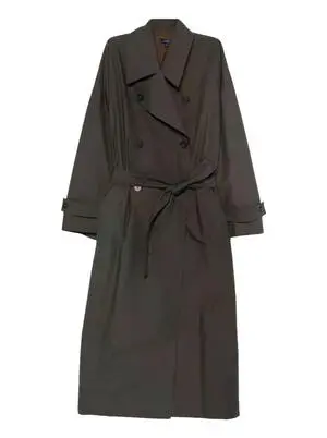 Soeur Helio Double-breasted Belted Jacket - Grey