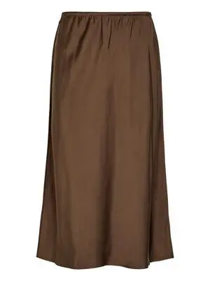 VINCE Satin Slip Midi Skirt