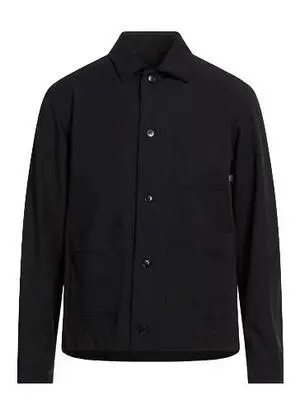 Paul & Shark Slate Nylon And Elastane Overshirt - Black