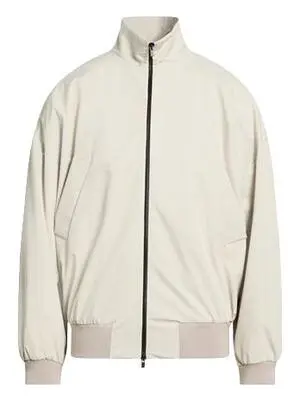 Fear Of God Solid Shell Jacket With Knitted Trims - Beige