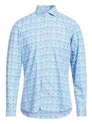 EDIZIONI LIMONAIA Shirt Size Cotton, Elastane - Azure