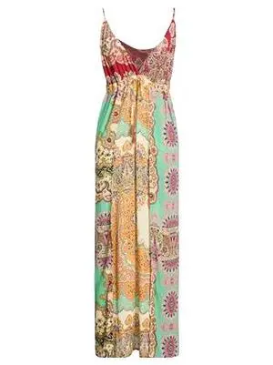MISS BIKINI LUXE Multicolor Viscose Maxi Dress - Red