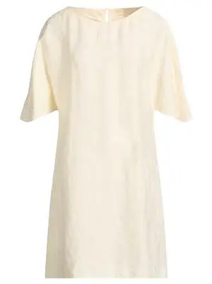 120% Lino Mini Dress - White