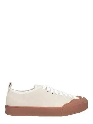 Sunnei Light Leather Low-top Sneakers - Light Grey