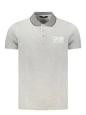 Roberto Cavalli Cotton Polo-shirt - Grey
