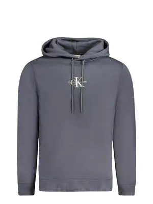 Calvin Klein Logo-Print Hoodie Grey